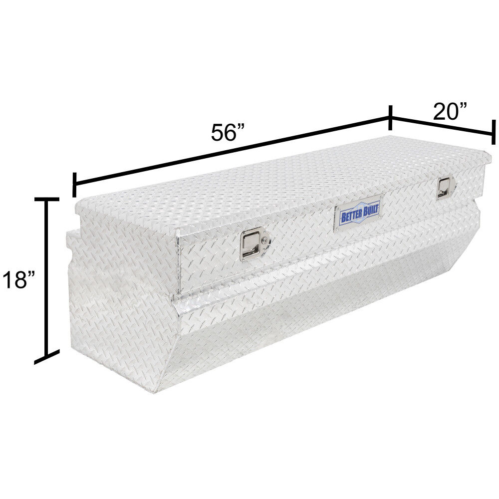 Better Built 56in Chest Truck Box Brite Aluminum 62060192 - Acme Tools