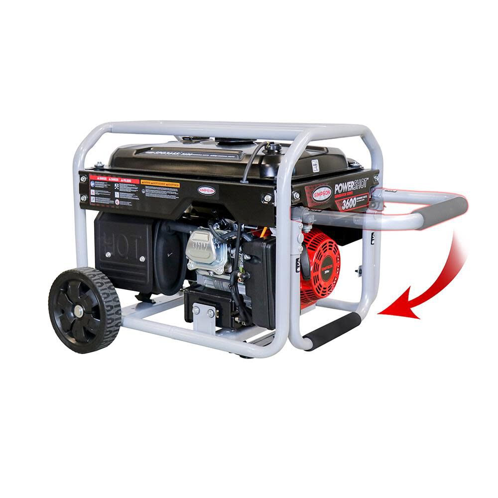 Simpson PowerShot Generator Portable 3600with 4500W SPG3645 - Acme Tools