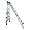 Metaltech 17ft Telescoping Multi-Position Ladder Aluminum Grade 1A E ...