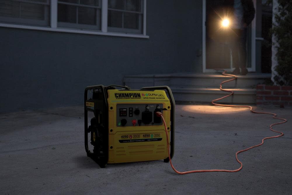 Champion Power Equipment Inverter Generator Dual Fuel 4250 Watt 200977 ...