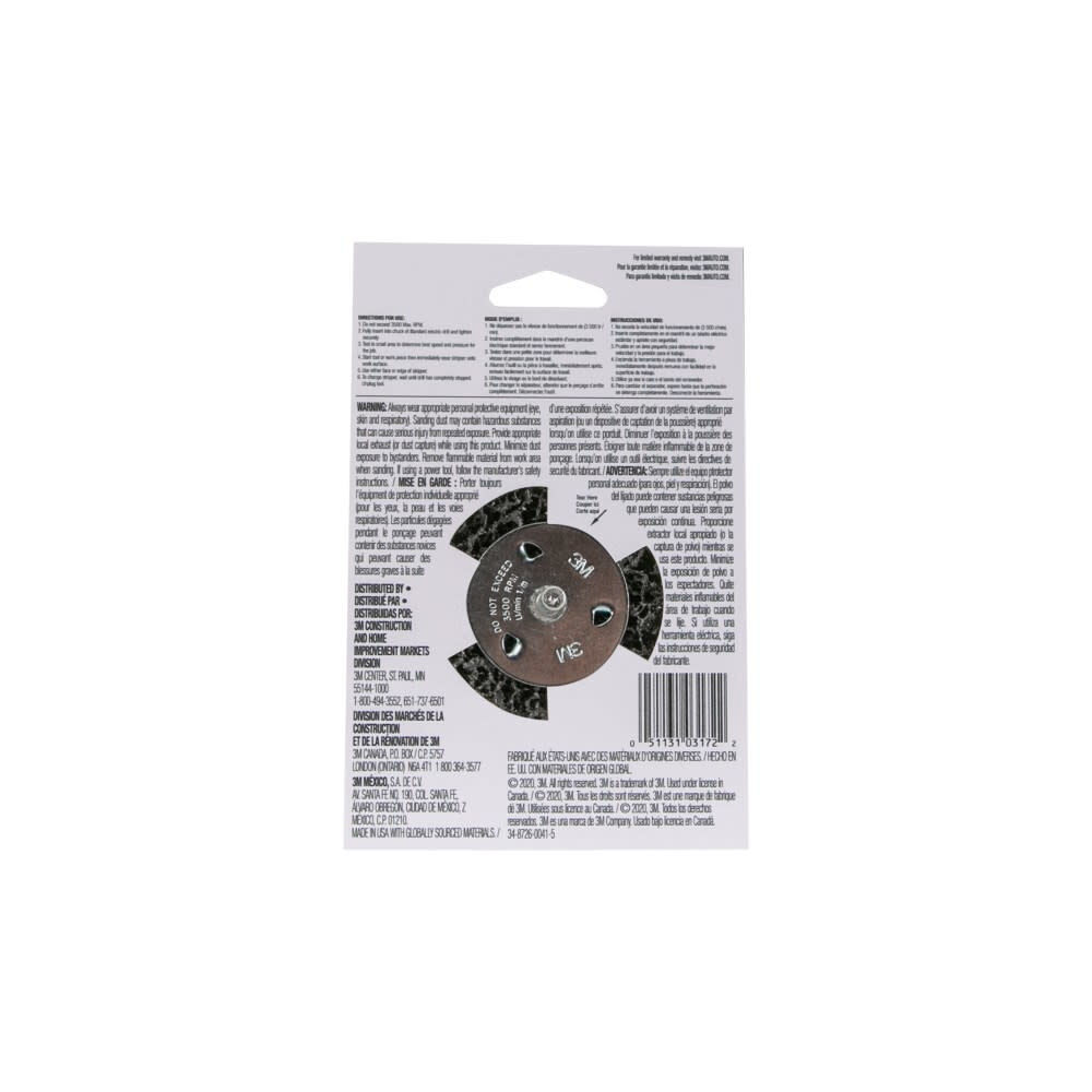 3M 4 in Black Large Area Paint and Rust Stripper 03172 from 3M - Acme Tools