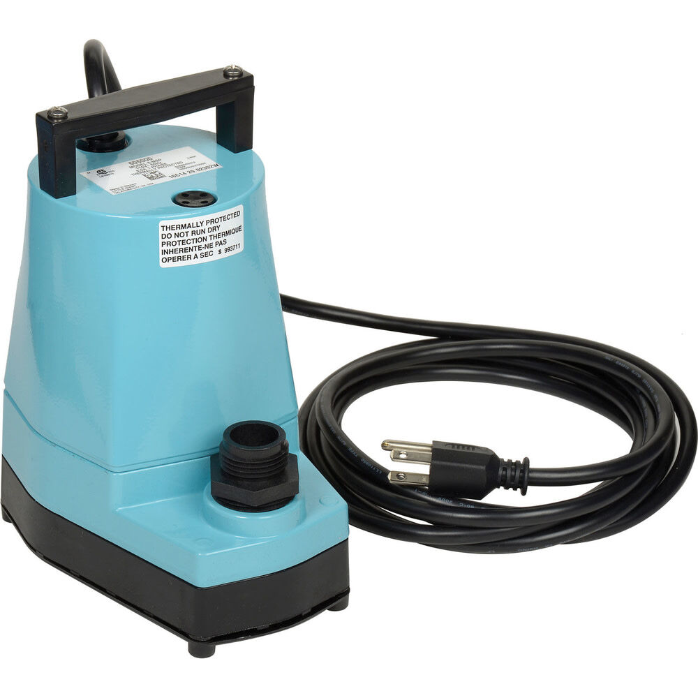 Little Giant Pump 5-MSP 1/6HP 115V Submersible Utility Pump 10' Cord ...