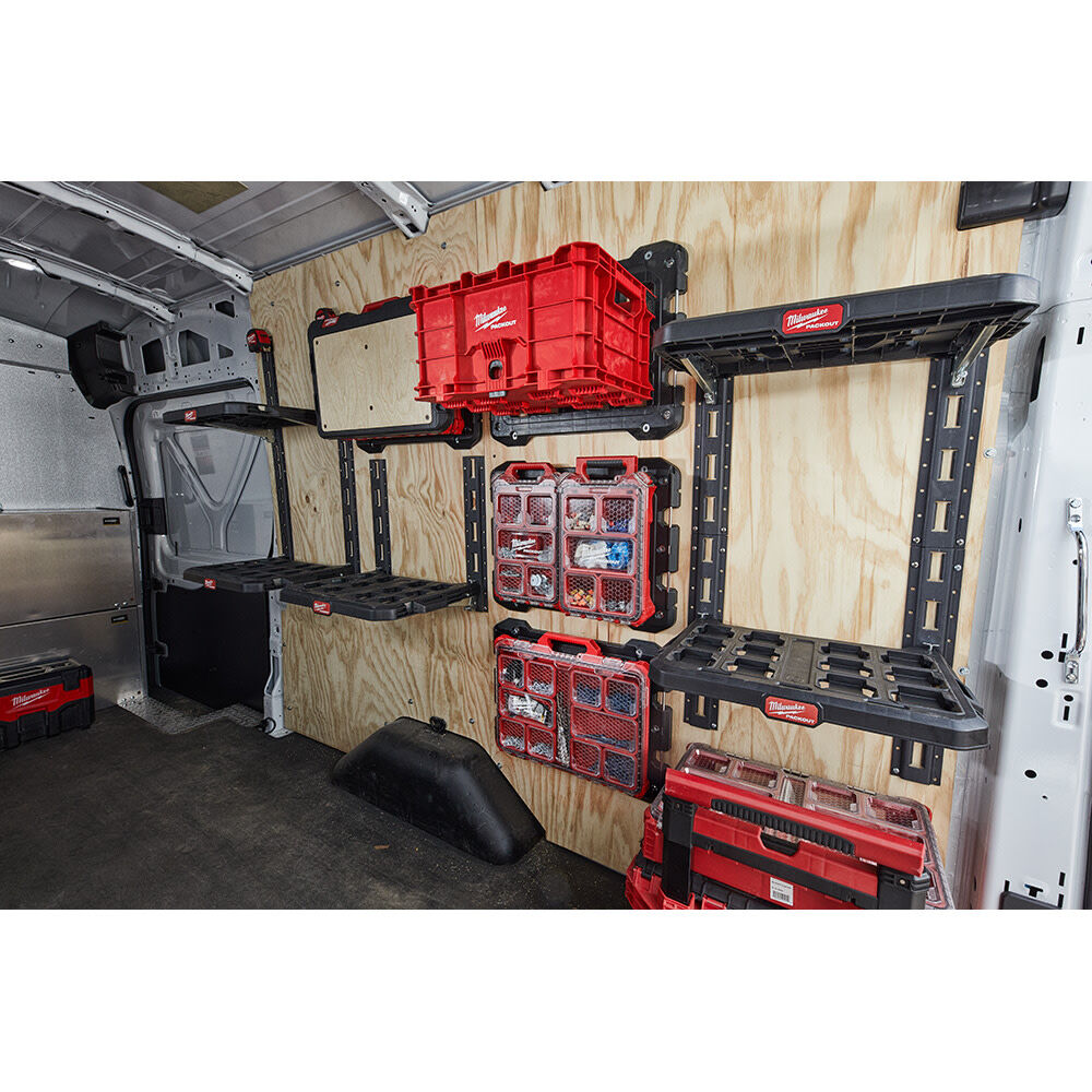 Milwaukee 20inch Vertical E-Track for PACKOUT Racking Shelves 2Pc 48-22 ...
