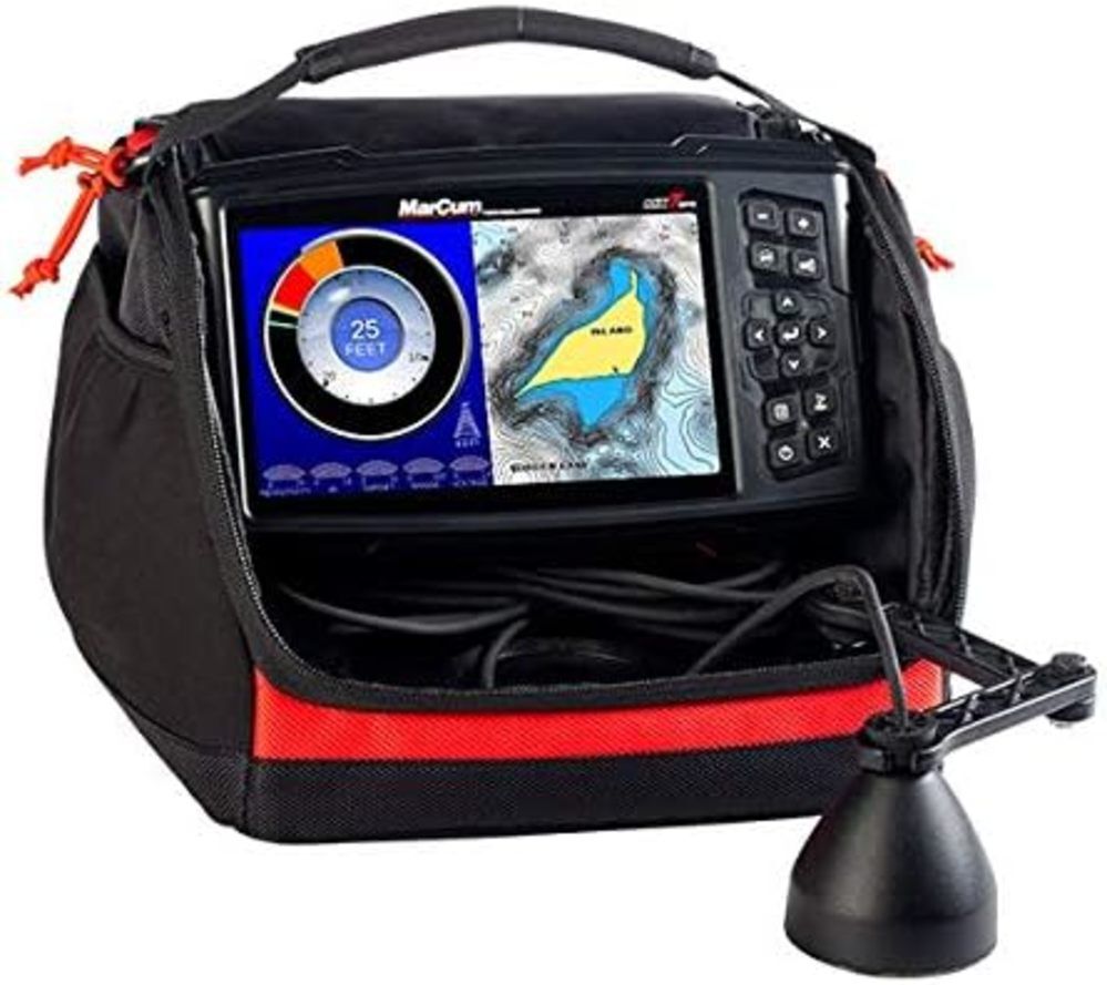 MarCum MX-7 Digital Sonar System 7 in LCD Dual Beam with GPS MX-7GPS ...
