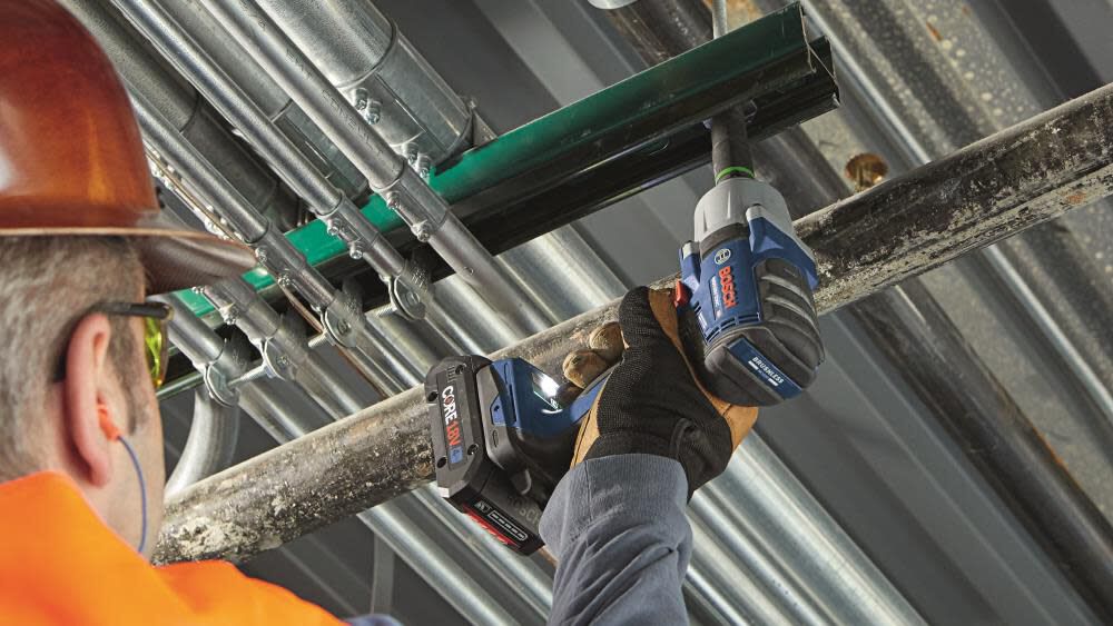 Bosch 18V 1/2in Impact Wrench with Friction Ring Mid Torque and Thru ...