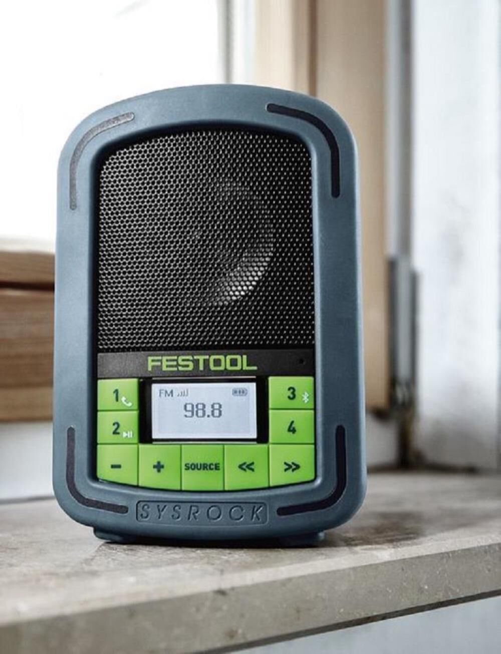 Festool BR10 SYSROCK Jobsite Bluetooth Radio (Bare Tool) 200184 from ...