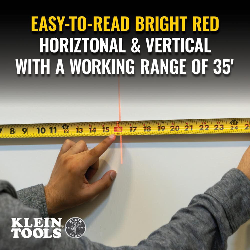 Klein Tools Red Mini Cross-Line Laser Level 93MCLS - Acme Tools