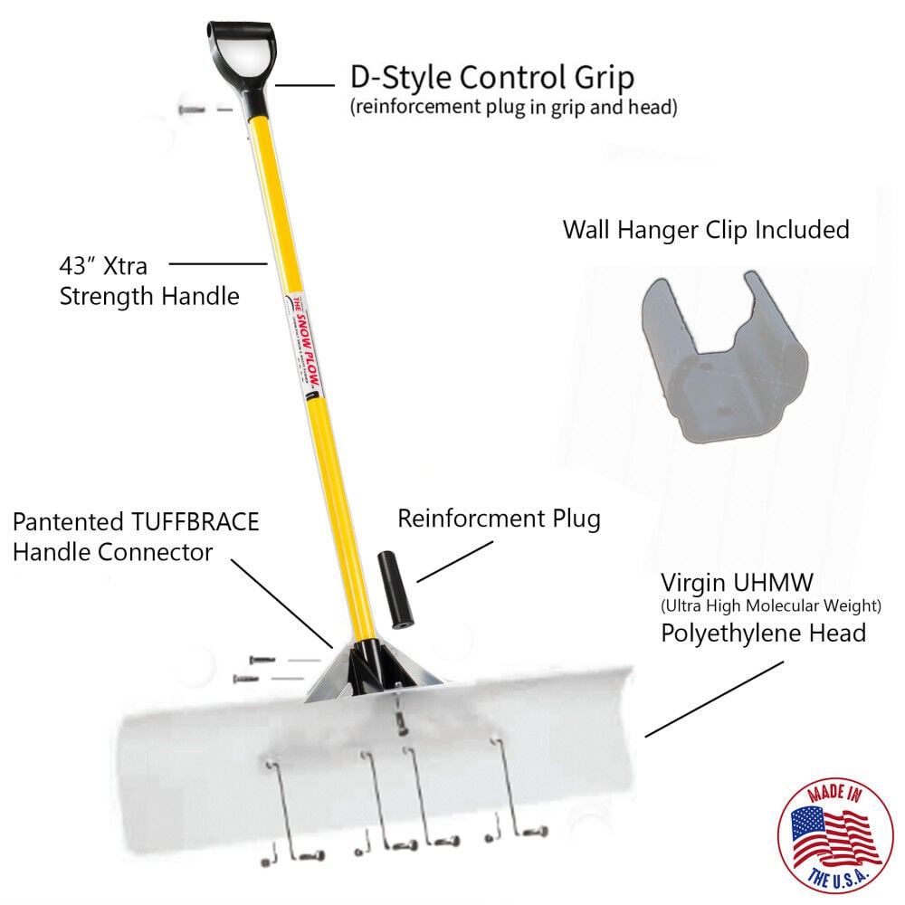 The Snowplow 36 In. Snow Shovel 50536 - Acme Tools