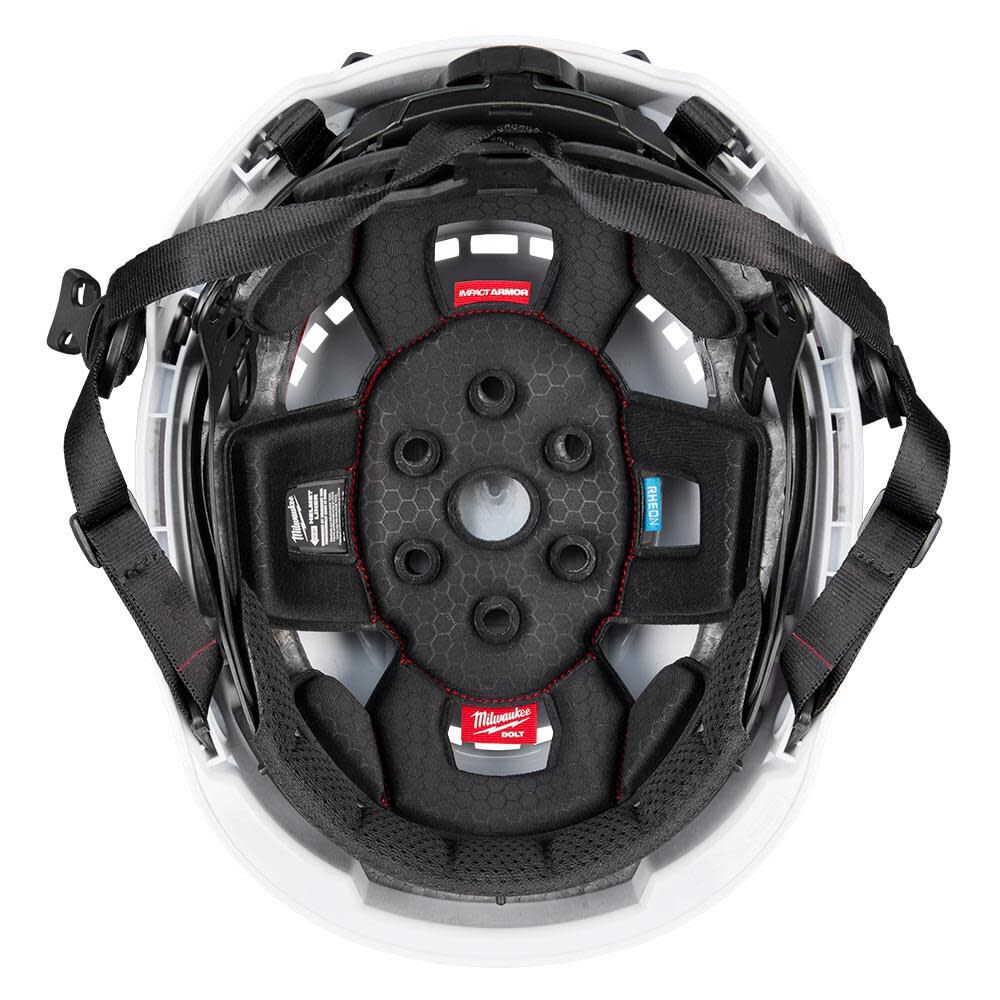 Milwaukee BOLT Black Vented Safety Helmet with IMPACT ARMOR Liner (USA ...