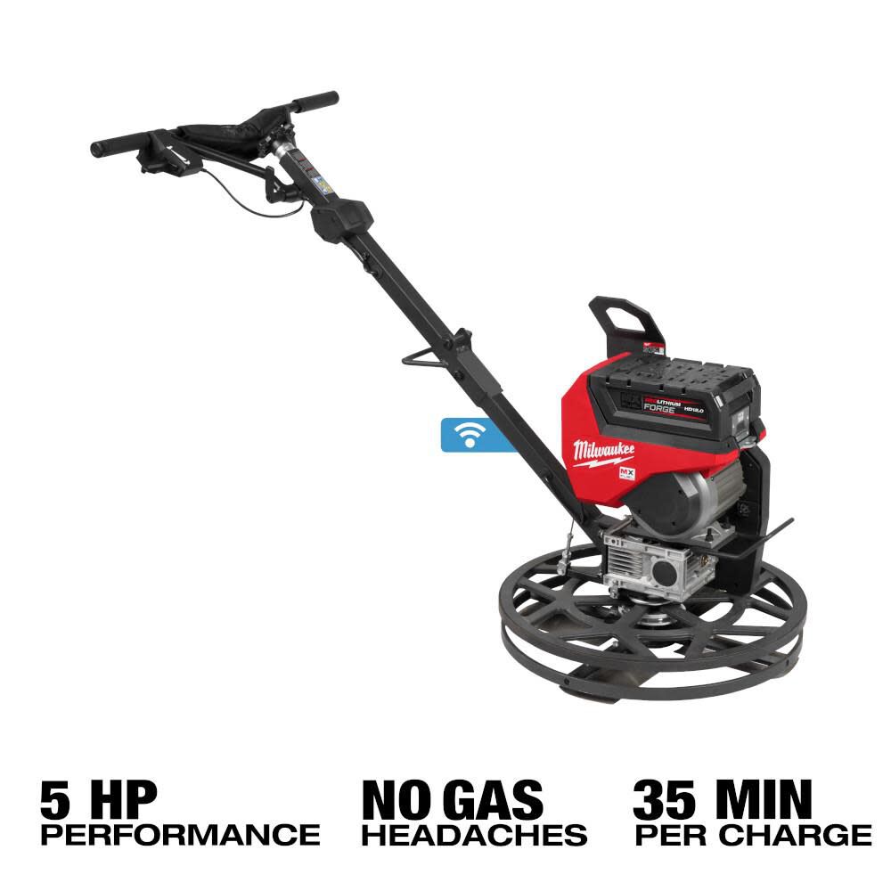 Milwaukee MX FUEL 24 in Walk-Behind Edging Trowel Kit MXF324-2HD from ...