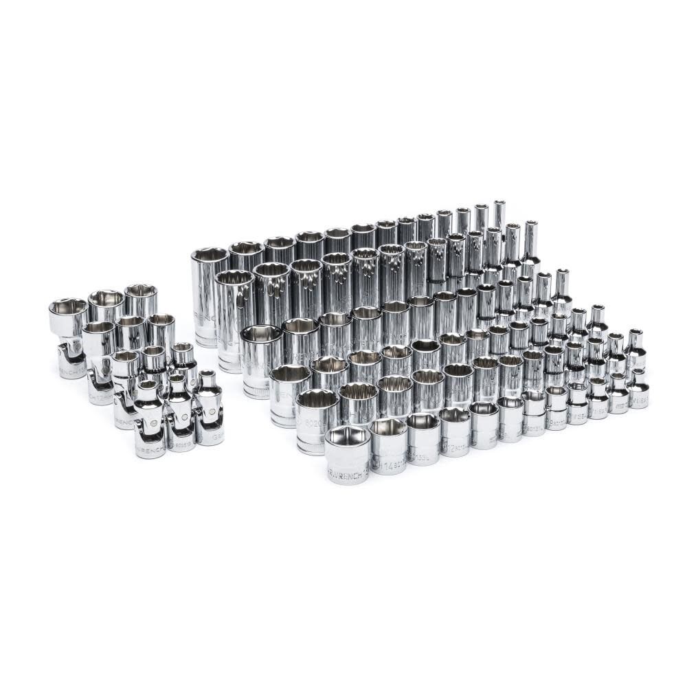 GEARWRENCH 1/4 in Drive Master Metric Socket Set in Foam Storage Tray ...