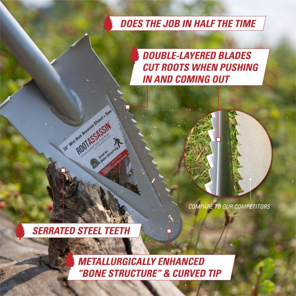 Root Assassin 32 in Garden Shovel RA002 - Acme Tools