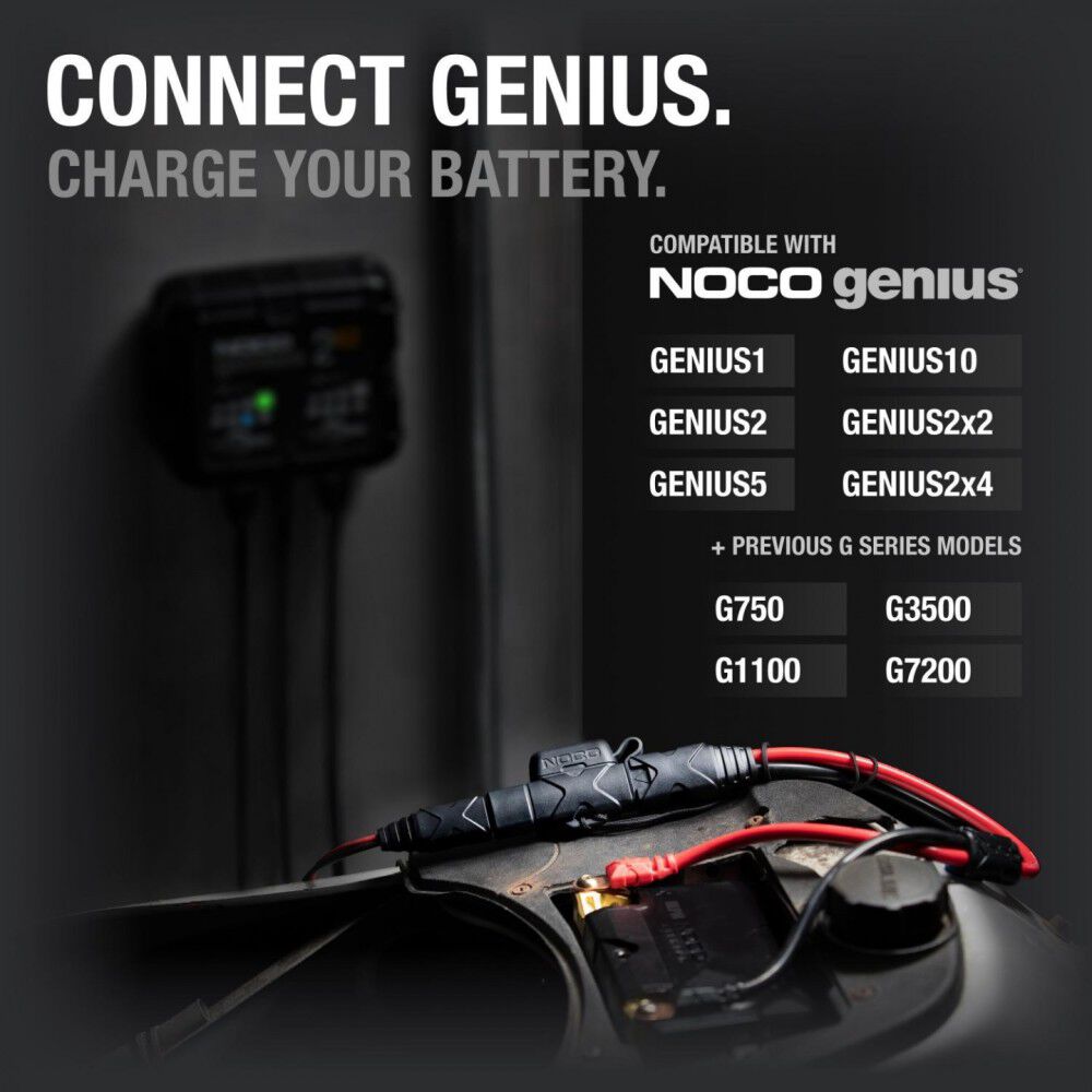 Noco Heavy Duty Boost Battery Eyelet Cable with X Connect Adapter ...
