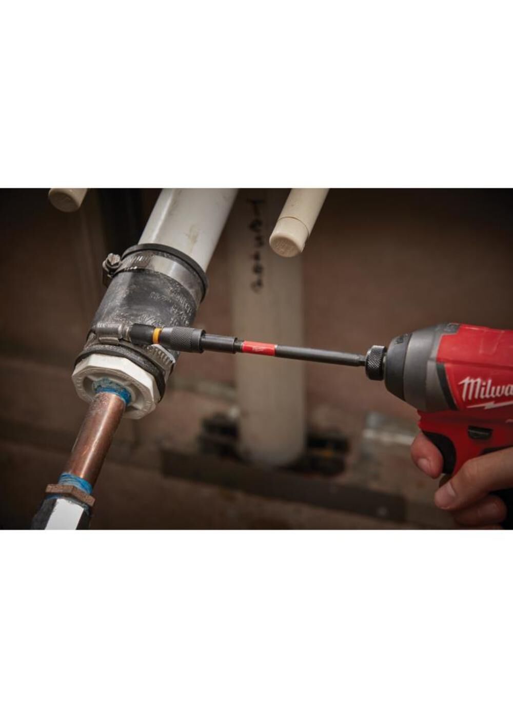 Milwaukee SHOCKWAVE 6 in. Impact Locking Bit Holder 48-32-4532 - Acme Tools