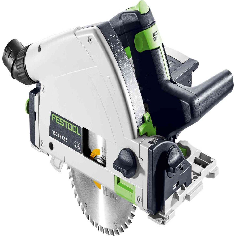 Festool 18V Battery Plunge Cut Cordless Track Saw Kit with Rail 577664 ...
