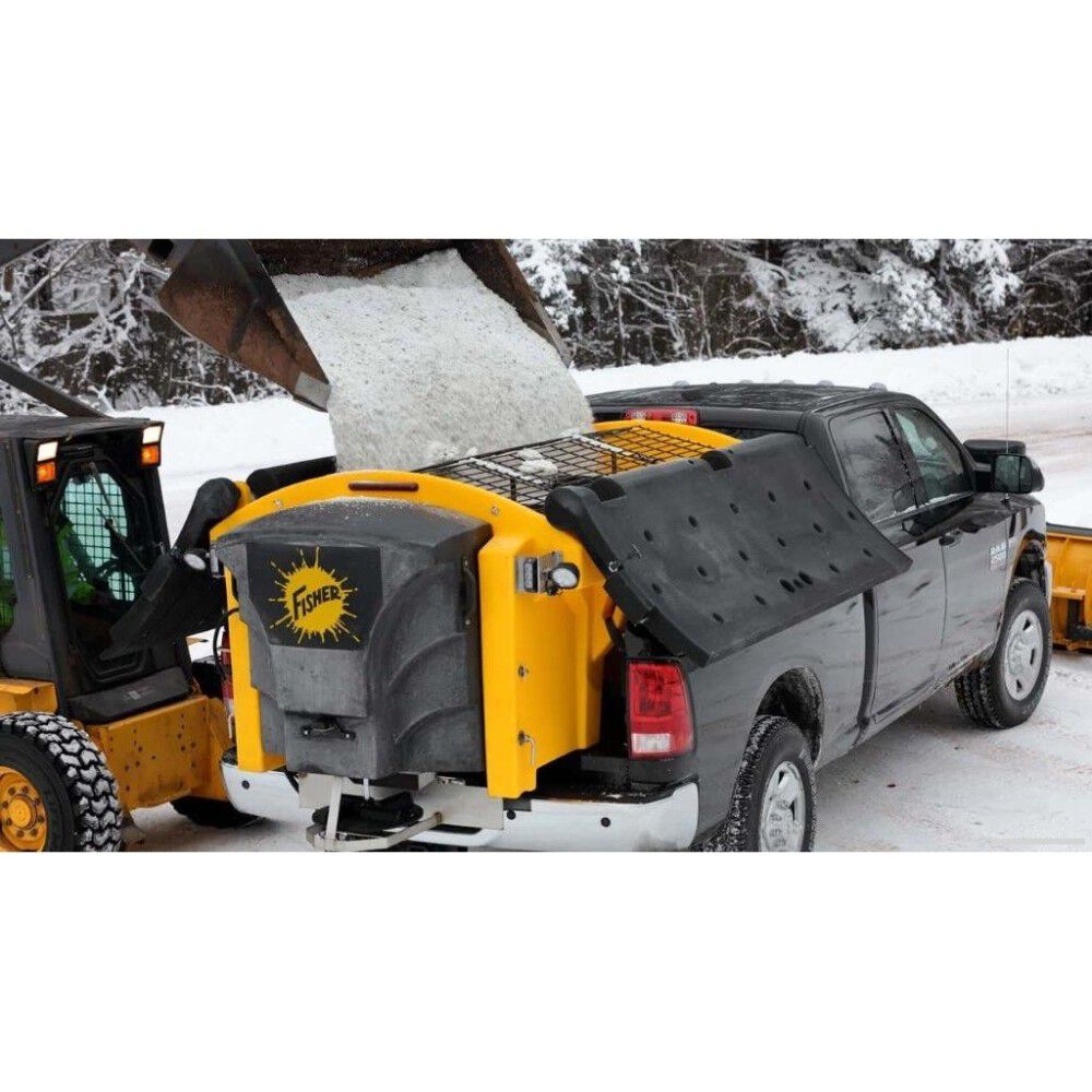 Fisher Salt Hopper Spreader 1.5 Cu yd Poly Caster V Box 78001-1 - Acme ...