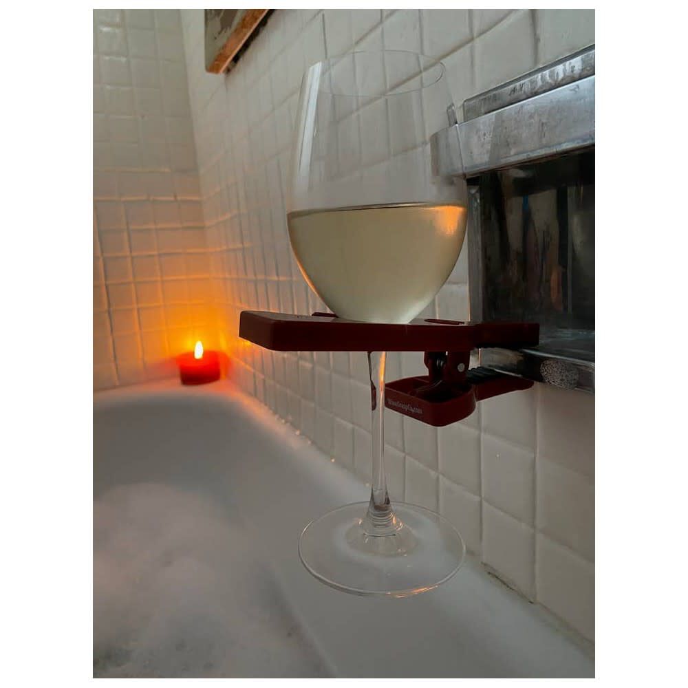 Wine Grasp 10 oz Rubber Padded Grip Glass Holder WG-SGL20CCD - Acme Tools