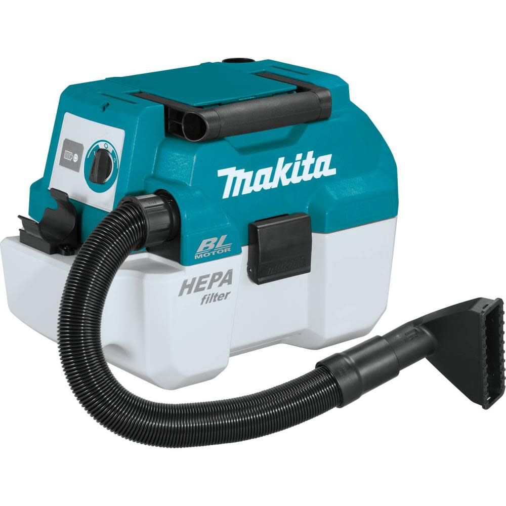 Makita 18V LXT 2 Gallon HEPA Portable Wet/Dry Dust Extractor/Vacuum Kit ...