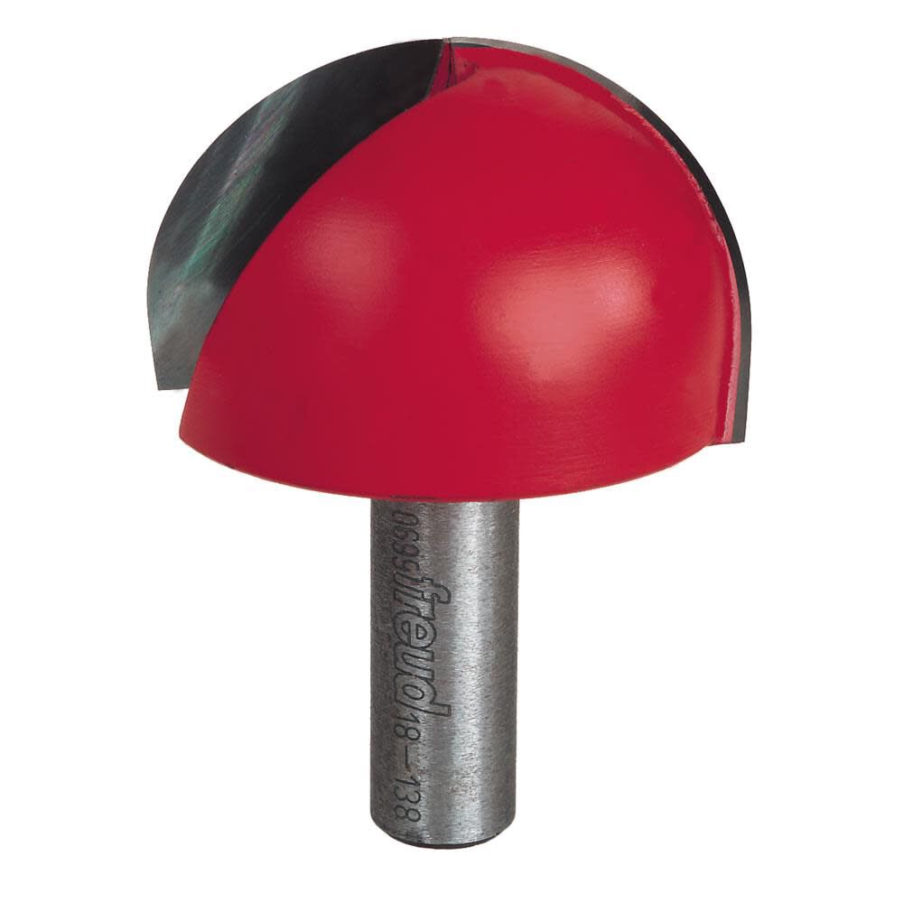 Freud 1 In. Radius Round Nose Bit with 1/2 In. Shank 18-138 - Acme Tools