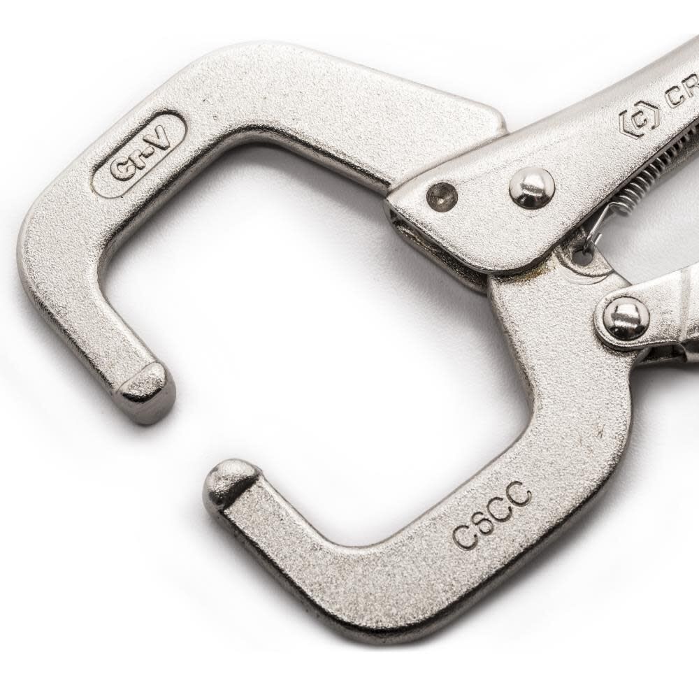 Crescent Locking C Clamp 6 In. with Regular Tips C6CCVN - Acme Tools