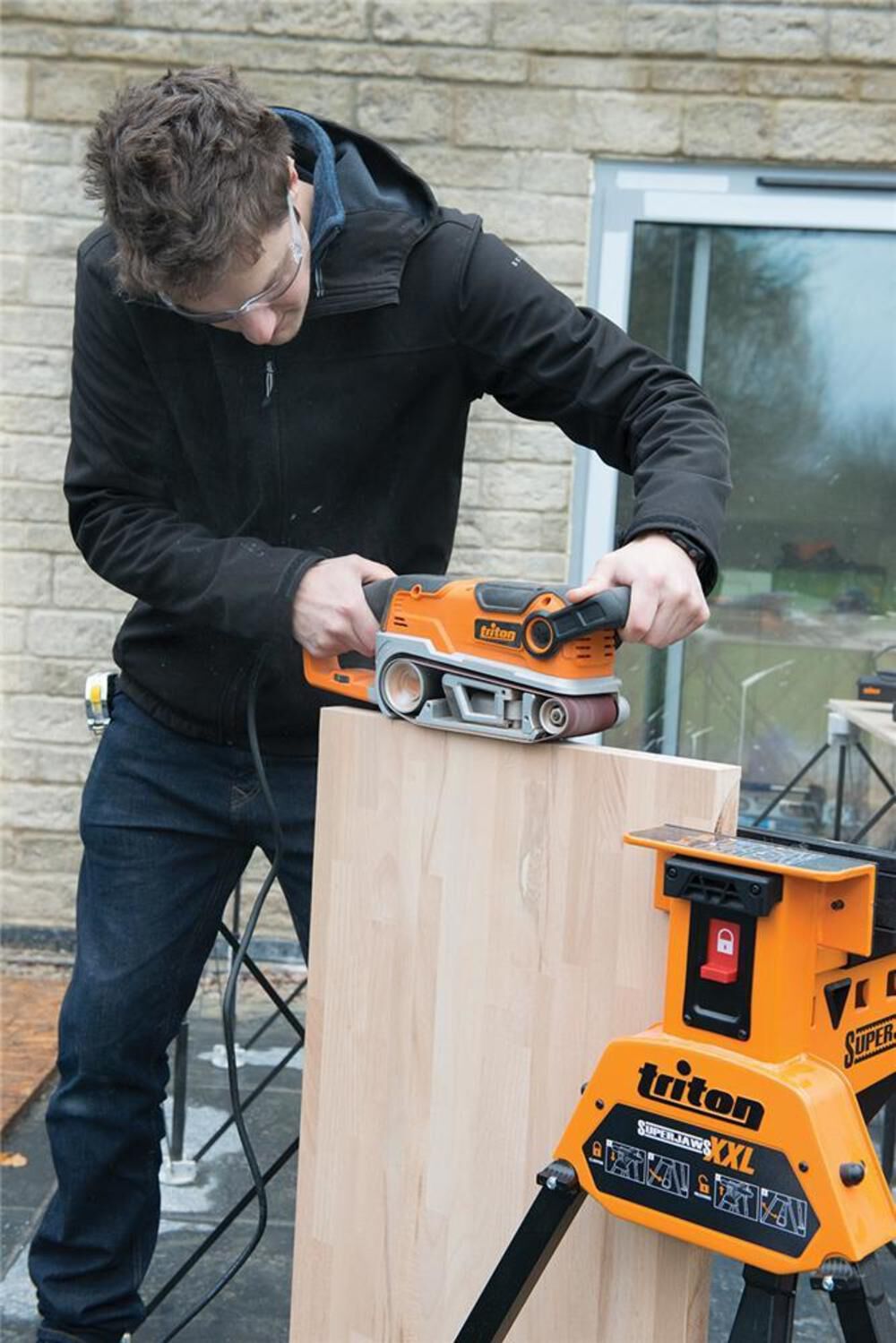 Triton Power Tools Belt Sander 76mm / 3in (TA1200BS) 884509 - Acme Tools