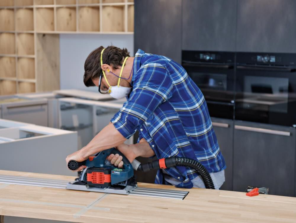 Bosch PROFACTOR 18V 5 1/2in Track Saw Kit GKT18V-20GCL14 - Acme Tools