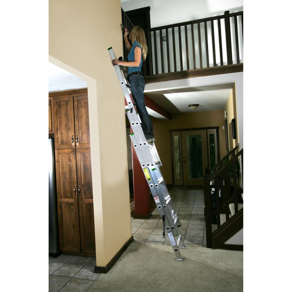 Werner 16 Ft. Type II Compact Aluminum Extension Ladder D1216-3 - Acme ...