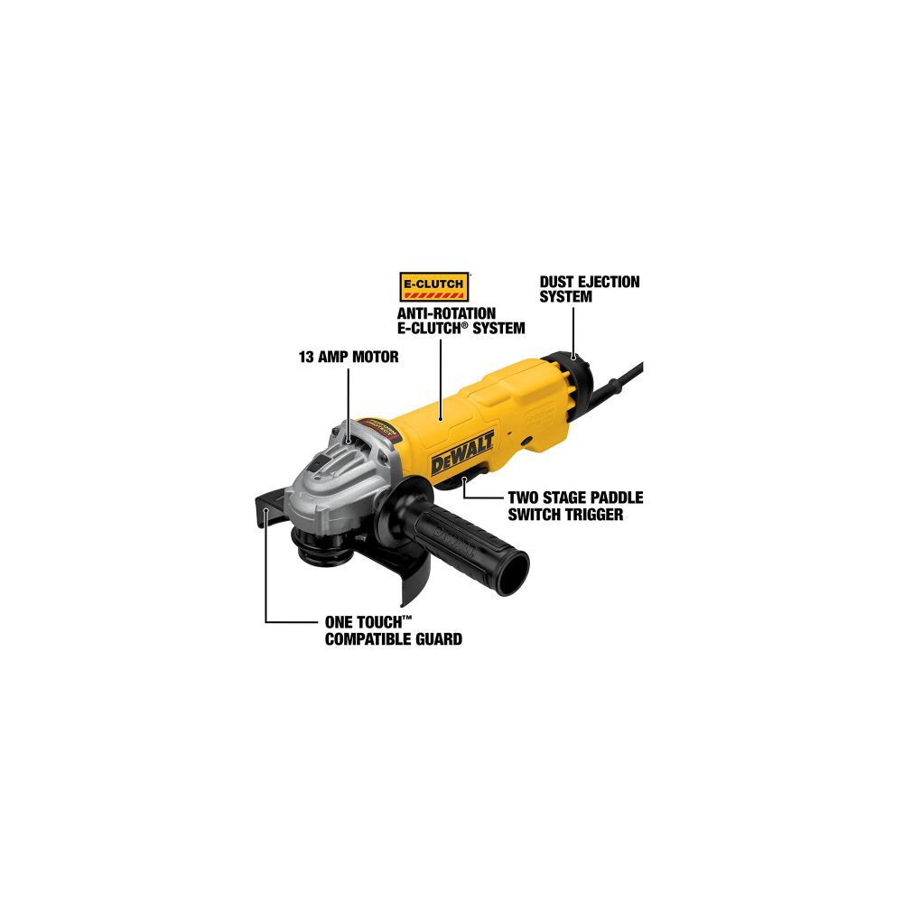 DEWALT 6 In. 150mm High Performance Paddle Switch Grinder DWE43144 Acme Tools