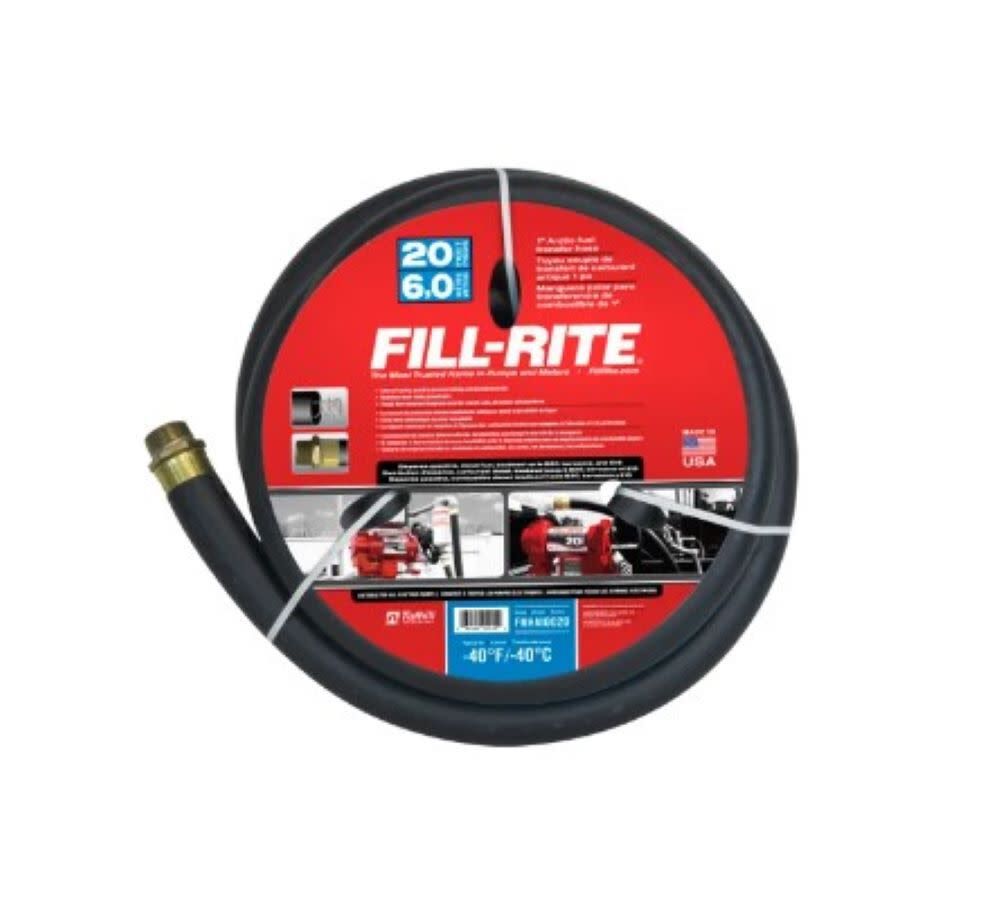 Fill-Rite 1in x 20' Artic Cold Weather Fuel Transfer Hose with Static ...