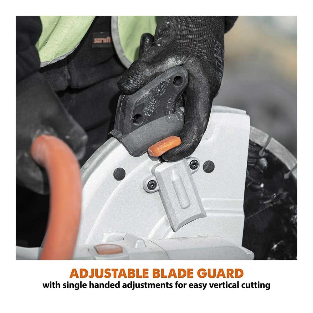 Evolution Power Tools 15A 4600 Rpm 12 in Electric Concrete Cut-Off Saw ...