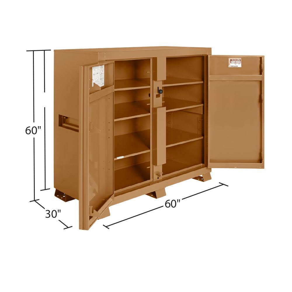 Knaack JOBMASTER Cabinet 59.4 Cu. Ft. Steel Jobsite Box 139 - Acme Tools