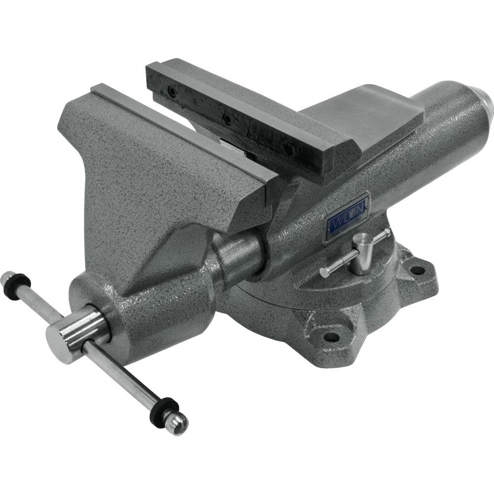 Wilton Mechanics Pro Vise 10 Jaw Width 12in Jaw Opening 360 Swivel Base ...