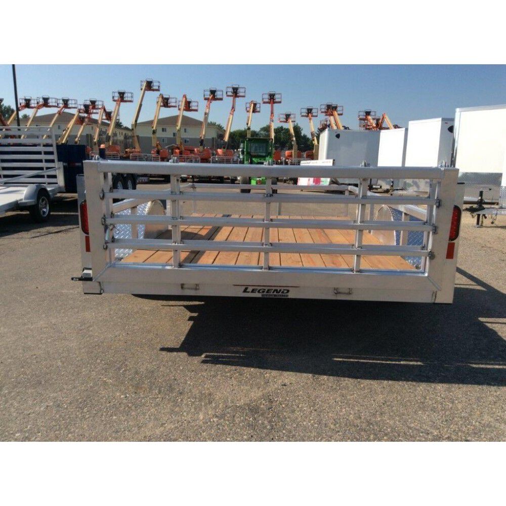 Legend Premium Trailers 10ft Legend Open Deluxe Single Axle Aluminum ...