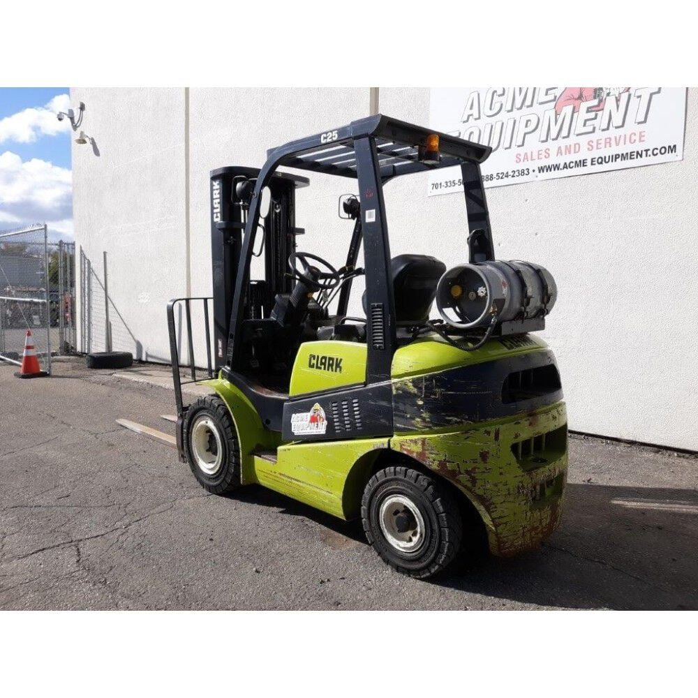 Clark C25 LPG Pneumatic Mast Forklift - Used 2013 C25L from Clark ...