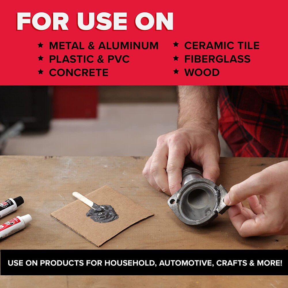 J-B Weld Original Cold Weld 10oz Two Part Steel Reinforced Epoxy 8281 ...