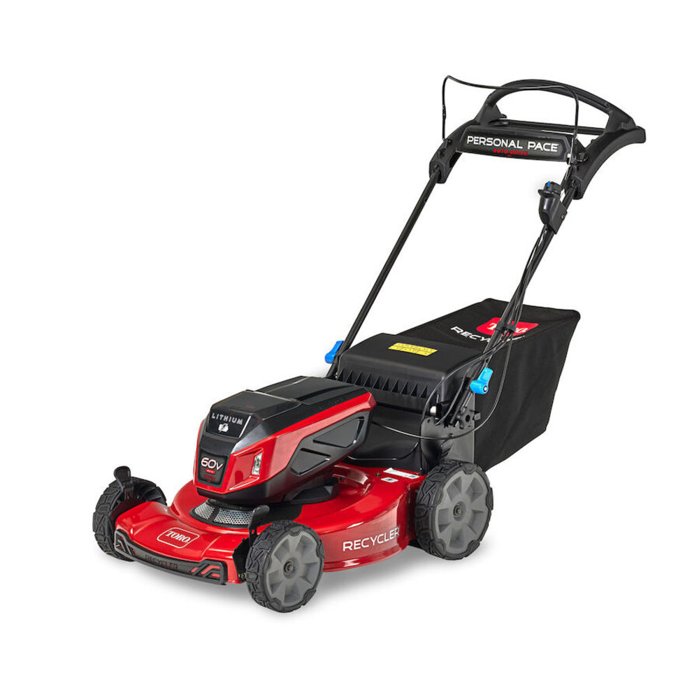 Toro 60V 22in Self Propelled Push Lawn Mower 6Ah Kit 21467 - Acme Tools