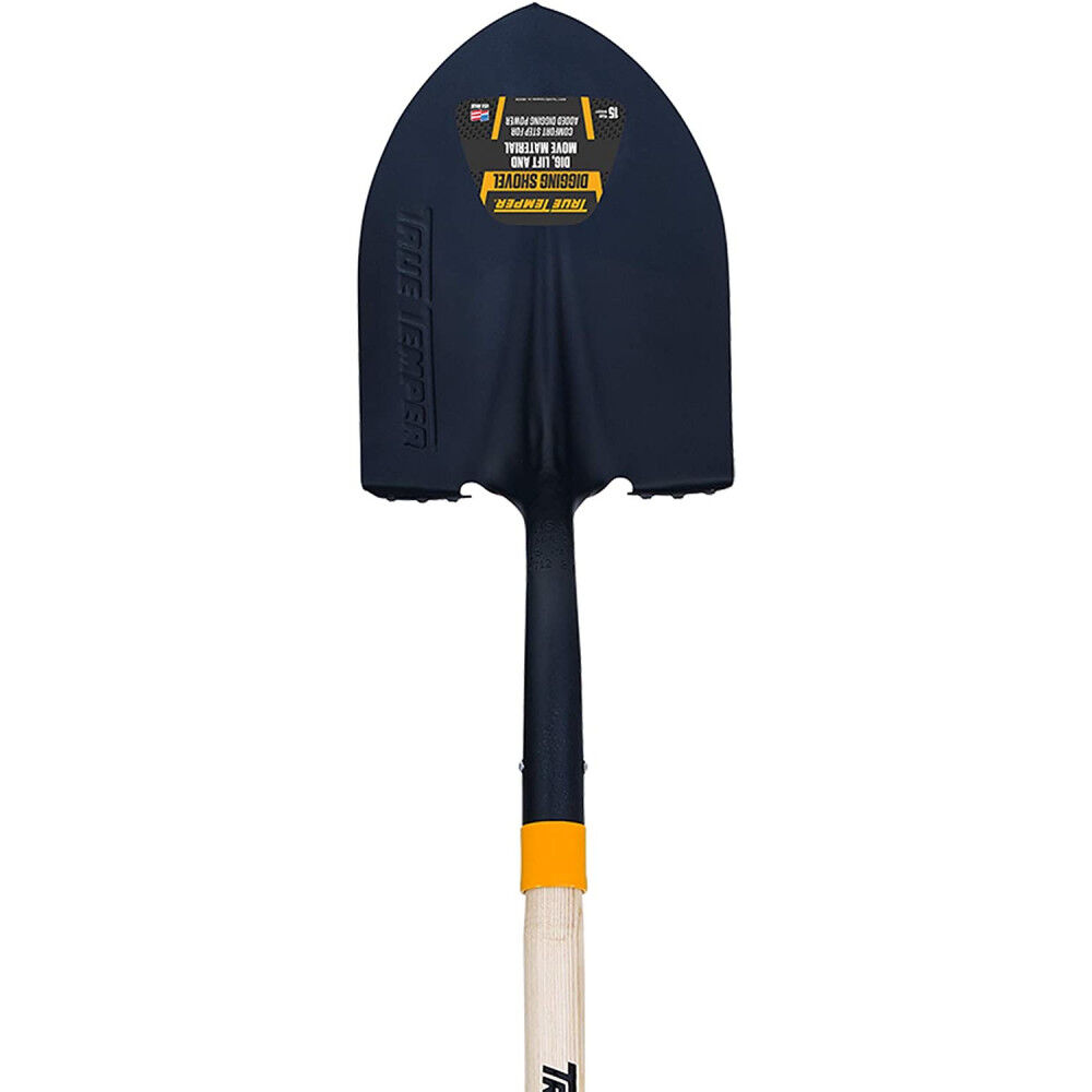 True Temper Forged Shovel with Cushion End Grip 45in Hardwood Handle ...