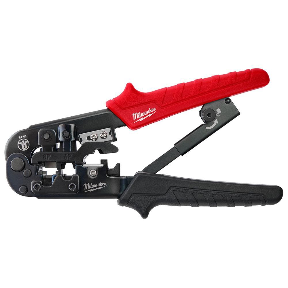 Milwaukee Ratcheting Pass-Through Crimper & Stripper 48-22-3074 - Acme ...