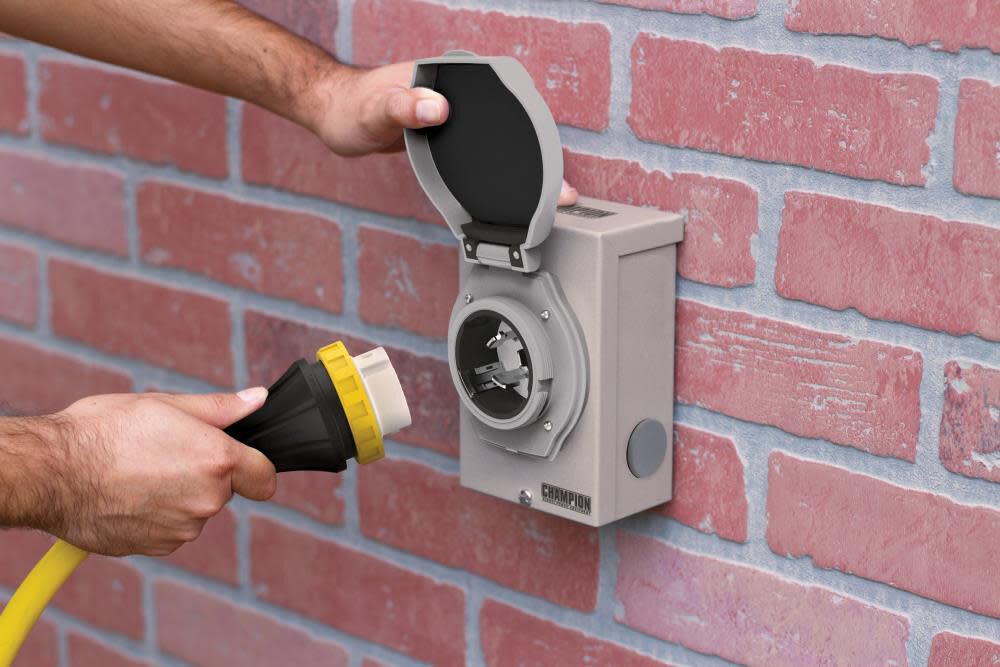 Champion Power Equipment 50 Amp Manual Transfer Switch with 30 ft Power ...