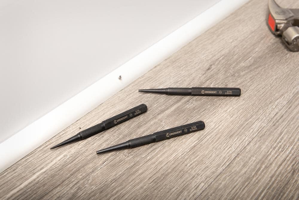 Crescent Steel Nail Punch Set 3pc CNPS12332S - Acme Tools