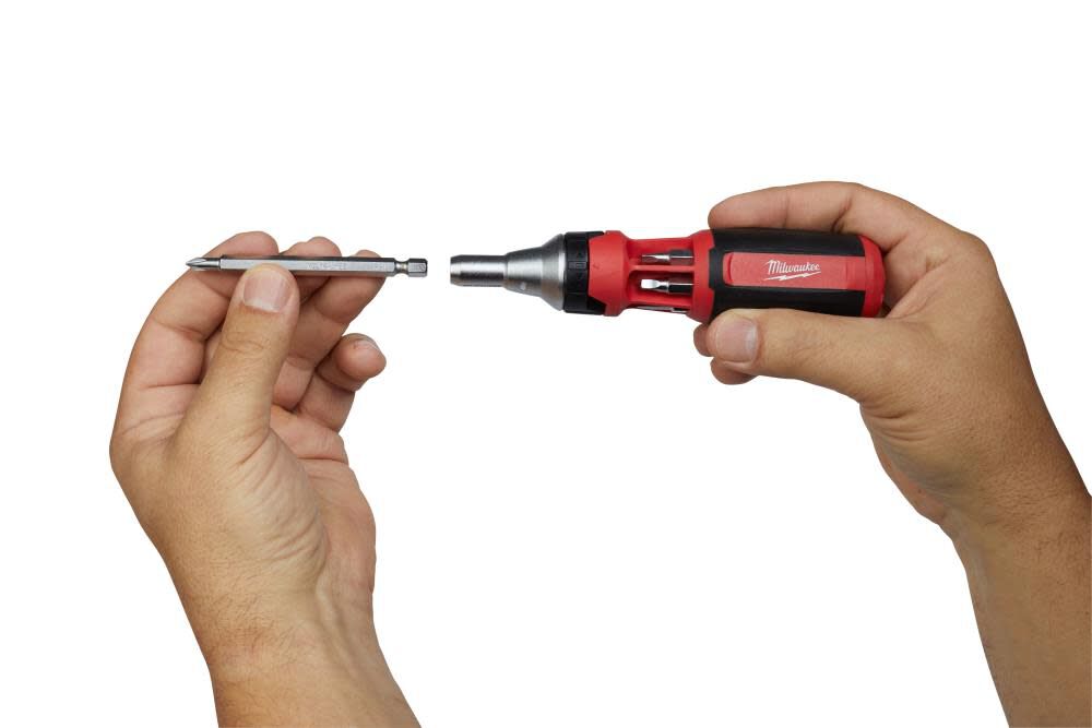 Milwaukee 9-in-1 Square Drive Ratcheting Multi-Bit Driver 48-22-2322 ...