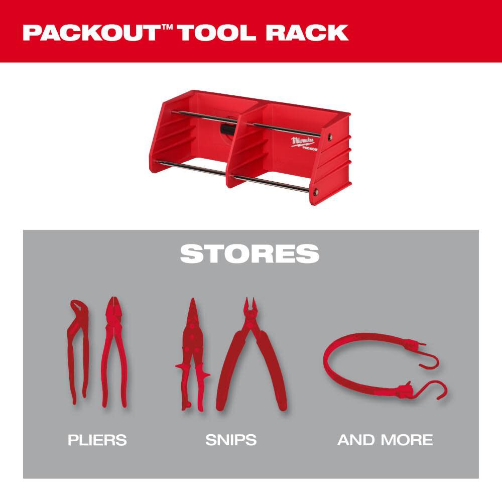 Milwaukee PACKOUT Tool Rack 48-22-8340 - Acme Tools