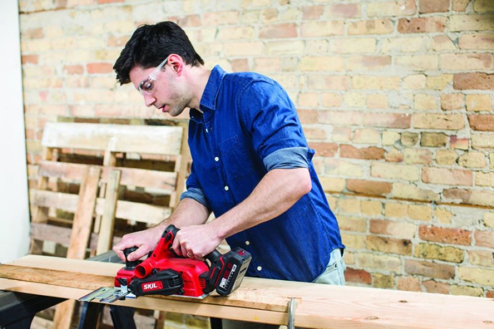 SKIL PWRCORE 20 Brushless 20V 3 1/4in Planer Kit PL5938-1A - Acme Tools