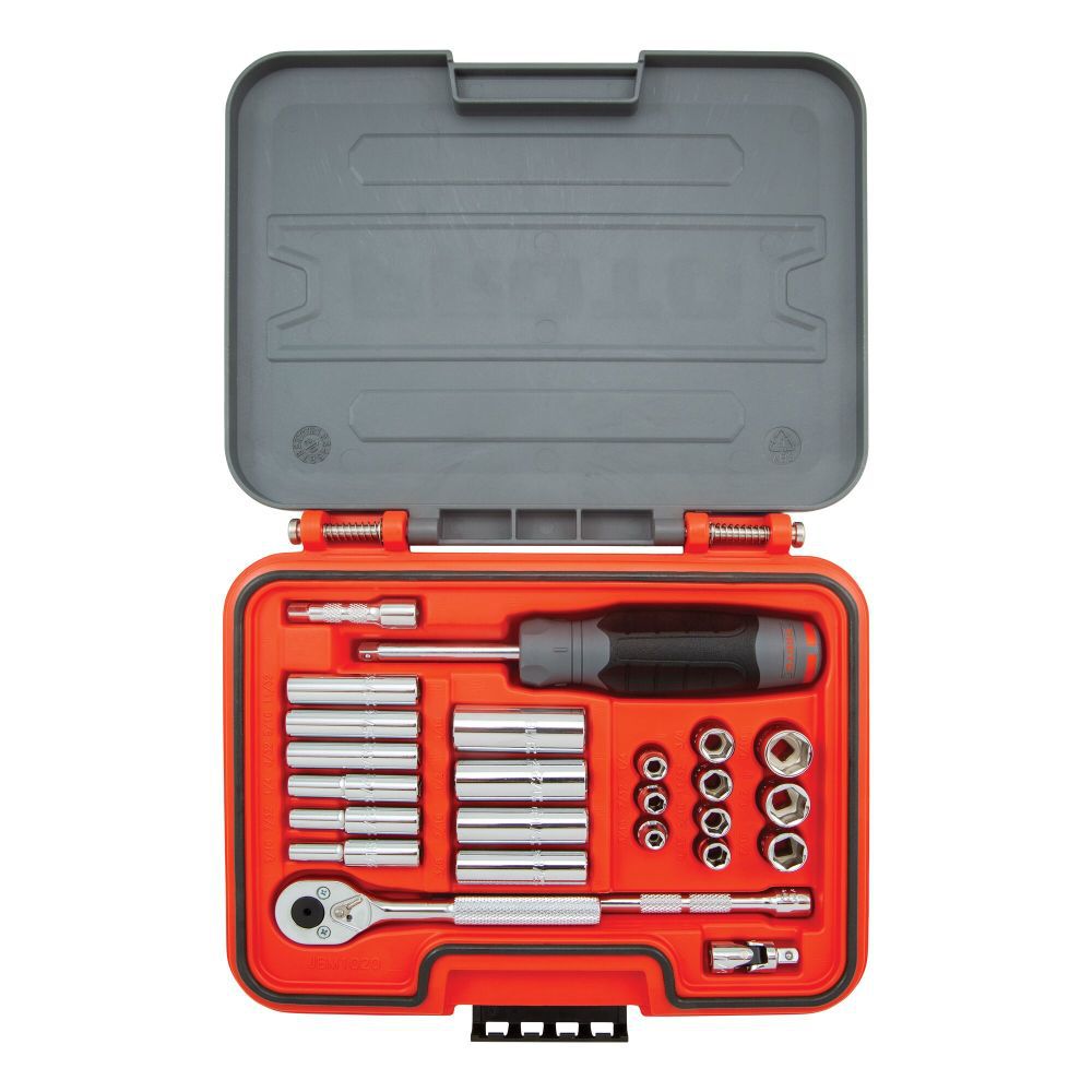 Proto Socket Set 1/4 DR SAE 6pt 25pc J47125S - Acme Tools