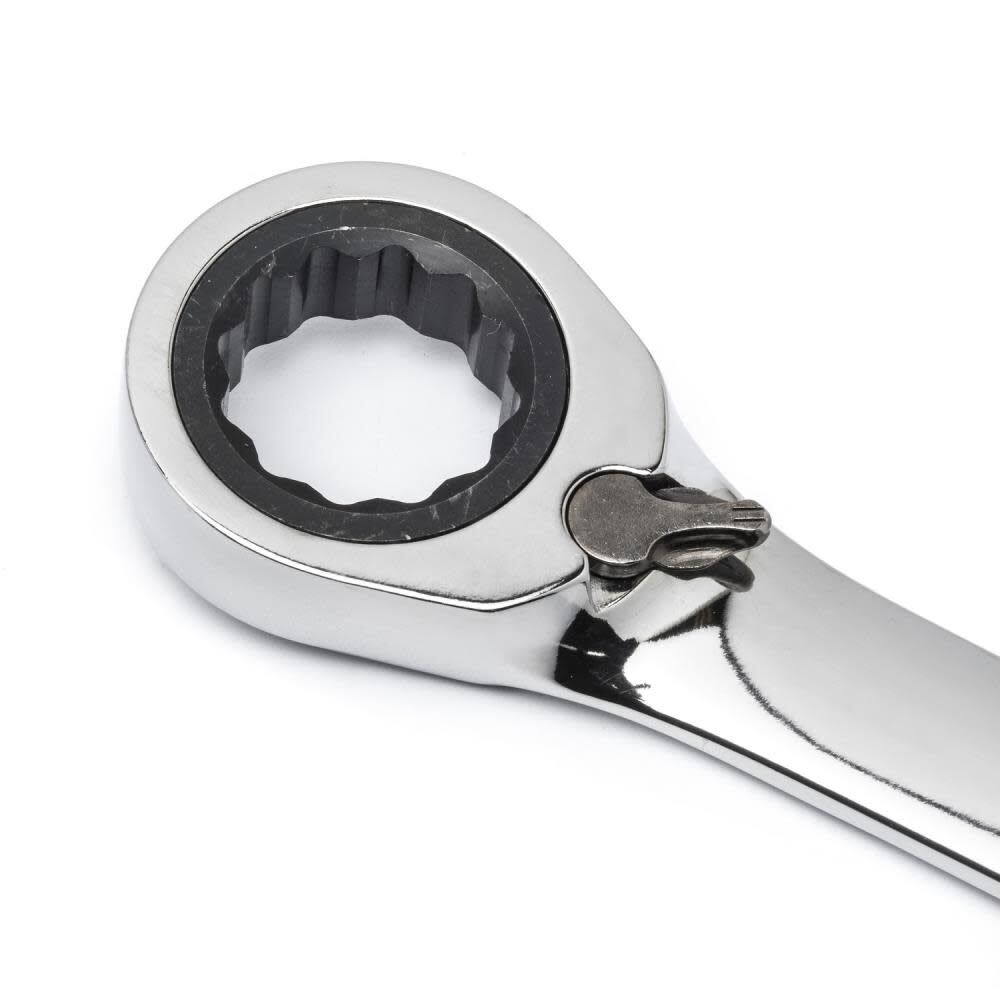 GEARWRENCH 16 Pc 72-Tooth 12 Point Reversible Ratcheting Combination Metric Wrench Set 9602N ...