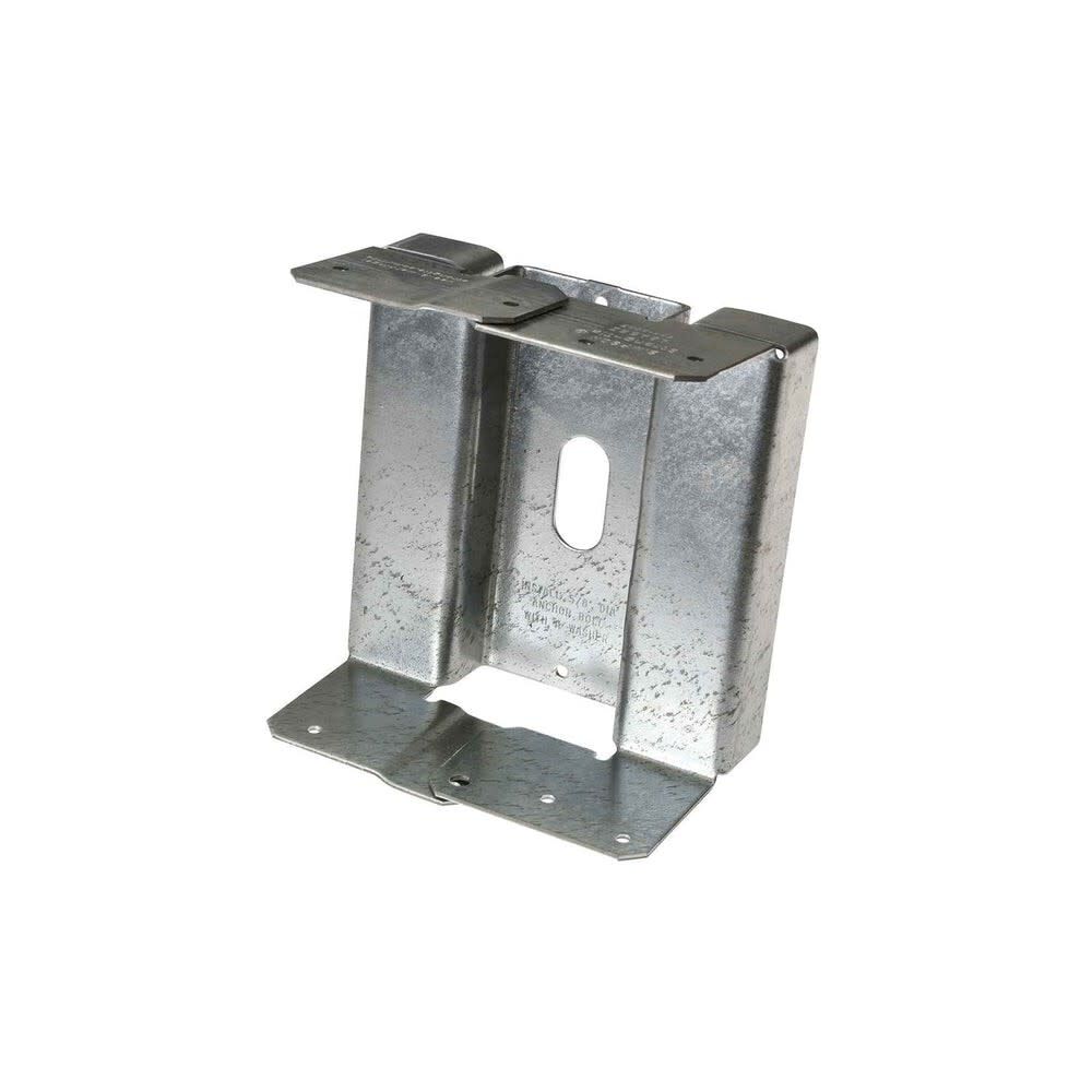 Simpson Strong-Tie 14 Gauge 6 x 6 ZMAX Coating ABA Adjustable Post Base ...