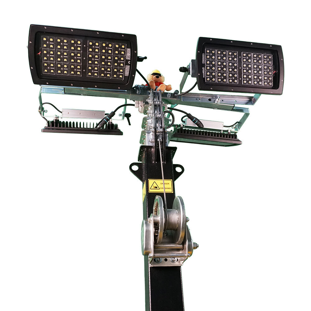 Metrolite Light Tower Electric LED with Multi-Stage Rotating Mast ELT ...