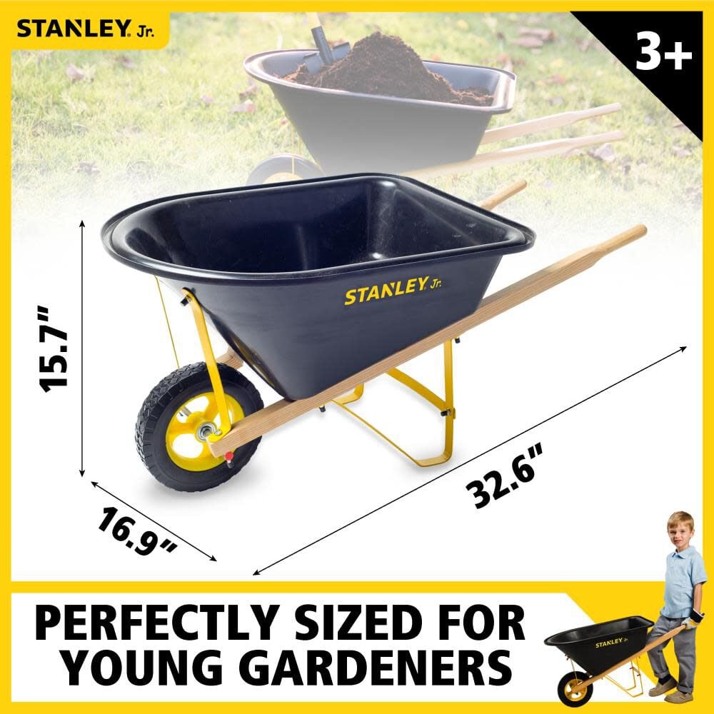 Stanley Jr Wheelbarrow for Kids G015-SY from Stanley Jr - Acme Tools