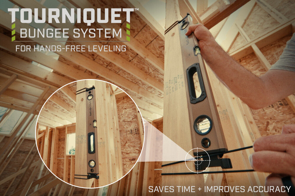 Spec Ops Tools Magnetic Box Beam Level with Bungee 48in SPEC-LEVEL48M ...