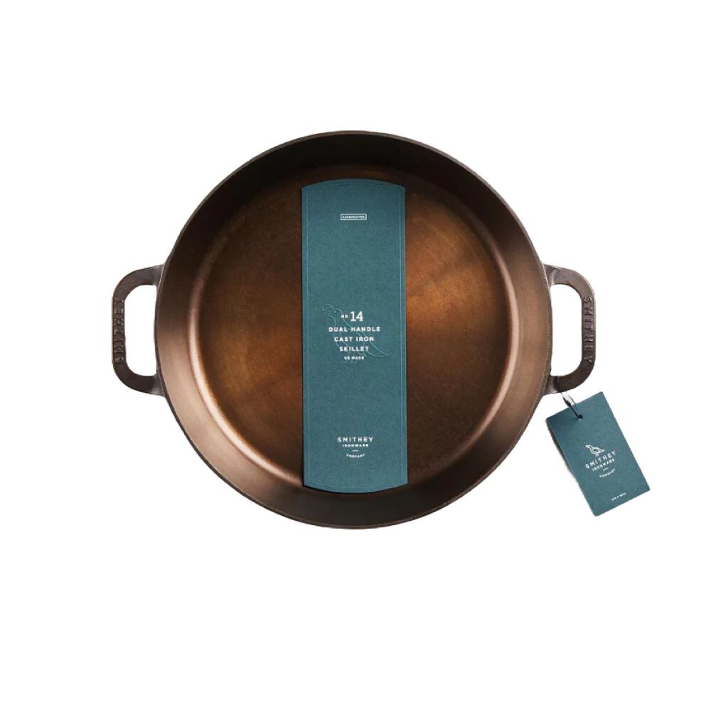 Smithey Ironware No. 14 Skillett Dual Handle SMITH-CI-SKIL14 - Acme Tools